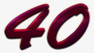 40 Number Logo Png - Transparent Number 40 - Free Transparent PNG ...