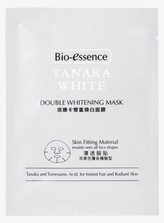 Tanaka White Double Whitening Mask Big - Bio-essence Double Whitening ...