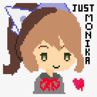 Monika Hug Png Svg Freeuse - Doki Doki Literature Club Art - Free ...