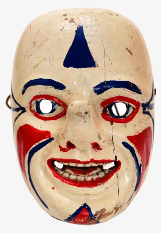 Payaso Mask A Rare Early Century Cedar Wood Payaso - Face Mask - Free ...