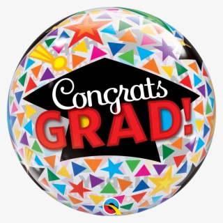 Grad Caps & Triangles 22 Inch Bubble - Free Transparent PNG Download ...