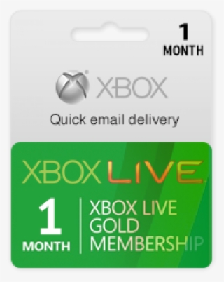 1 Month Membership Xbox Live Gold Subscription Card - Xbox Live 1 Month ...