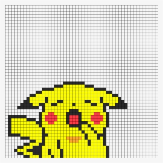 Pikachu Perler Bead Pattern / Bead Sprite - Pokemon En Punto De Cruz ...