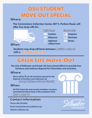 For More Information About The Osu Student Move-out - Graphics - Free ...