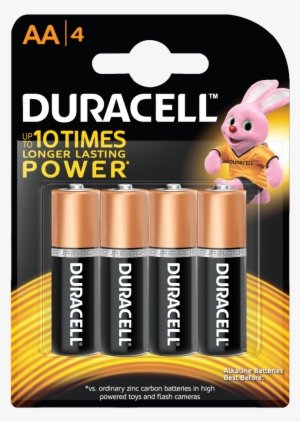Basic Aa Batteries - Duracell Alkaline Aa Batteries - Pack Of 4 - Free ...
