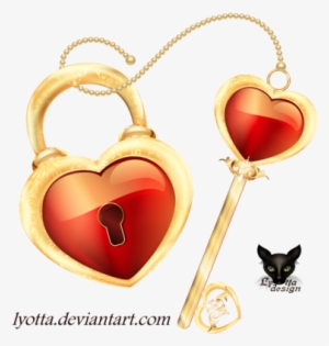 Heart Key Transparent Background - Illustration - Free Transparent PNG ...