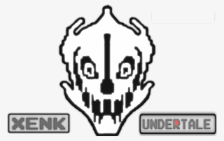 Gaster Blaster - Undertale Gaster Blaster Pixel Art - Free Transparent ...