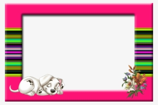 101 Dalmatians Free Printable Photo Frames - Dogs Frame Clipart Png ...