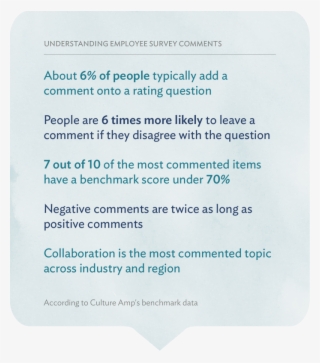 Employee Survey Comments Infographic - Free Transparent PNG Download ...
