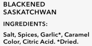 Blackened Saskatchewan Seasoning - Free Transparent PNG Download - PNGkey