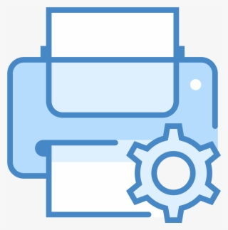 The Icon For Printer Maintenance Is A Large Horizontal - Free ...