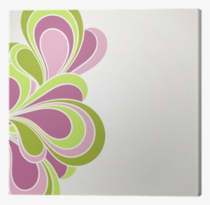 Abstract Invitation Card, Decorative Border Canvas - Invitation Bordure ...