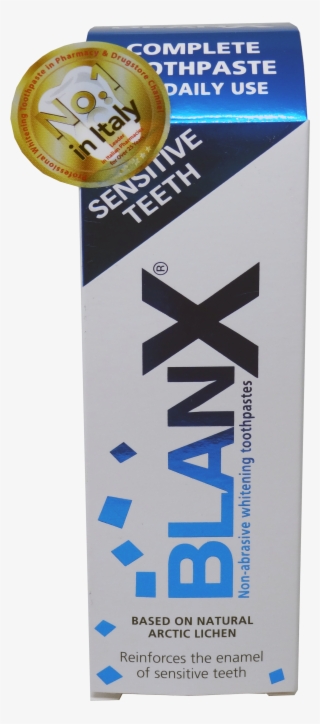Blanx Sensitive Teeth Toothpaste - Free Transparent PNG Download - PNGkey