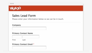 Sales Lead Form Template 46033 - Free Transparent PNG Download - PNGkey