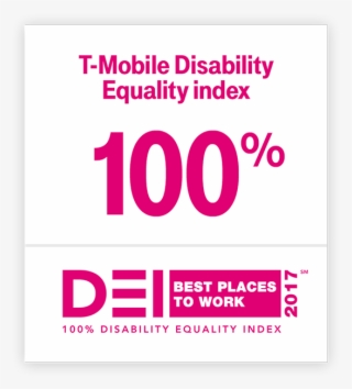 T-mobile Disability Equality Index Score - Free Transparent PNG ...