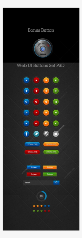 Futuristic Ui Buttons Png - Free Transparent PNG Download - PNGkey