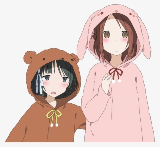 Saki Chan And Kaori Chan Vector From Isshuukan Friends - Free ...
