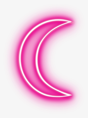 Neon Moon Ftestickers Stickers Autocollants Smile Pegat - Png Neon Art ...