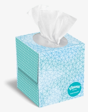 Upright Tissue Box - Kleenex Lotion Tissues - Free Transparent PNG ...