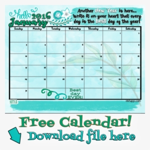 Monthly Calendars From Inkhappi - Number - Free Transparent PNG ...