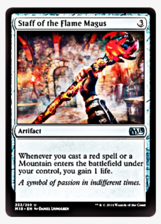 Staff Of The Flame Magus - Free Transparent PNG Download - PNGkey