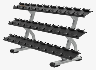 Precor 3 Tier 15 Pair Dumbbell Rack Dbr0815 - Free Transparent PNG ...