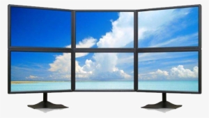 Svg Freeuse Monitor Png Mart - Multiple Display Monitors - Free ...