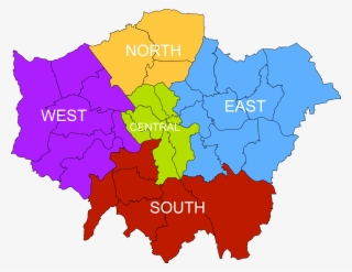 Where Is North West London Map - Free Transparent PNG Download - PNGkey