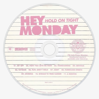 Hey Monday Hold On Tight Cd Disc Image - Free Transparent PNG Download ...