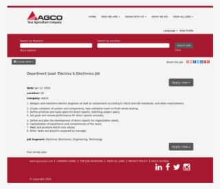 Agco Logo Png - Free Transparent PNG Download - PNGkey