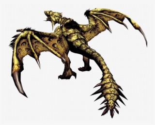 Mhf1-gold Rathian Render - Free Transparent PNG Download - PNGkey