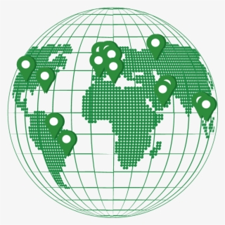Globe Showing Countries Of Operation - Free Transparent PNG Download ...