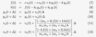 After Applying Euler's Forward Method, The Equations - Free Transparent ...