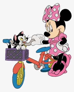 Bike Clipart Disney - Minnie Mouse - Free Transparent PNG Download - PNGkey