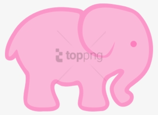Larger Clipart Baby Elephant - Pink Elephant Clip Art - Free ...