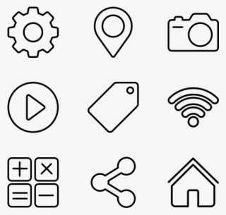 36 Slim Icons - Free Transparent PNG Download - PNGkey
