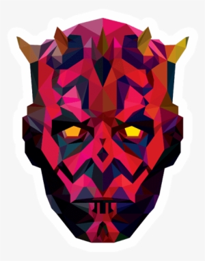 Darth Maul Sticker - Die Cutting - Free Transparent PNG Download - PNGkey