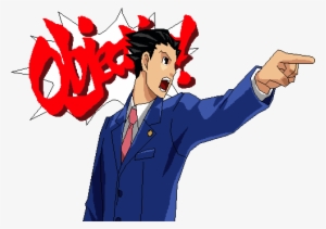 Phoenix Wright, Objection - Phoenix Wright Objection - Free Transparent ...