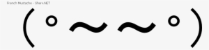 French Mustache Inverted - Free Transparent PNG Download - PNGkey