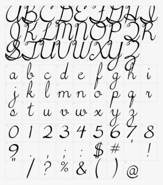 5th Grade Cursive Font - Free Transparent PNG Download - PNGkey