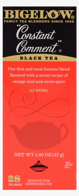 Bigelow Constant Comment Black Tea - Free Transparent PNG Download - PNGkey
