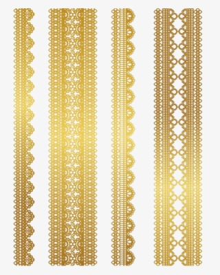Gold Lace Pattern Png - Free Transparent PNG Download - PNGkey