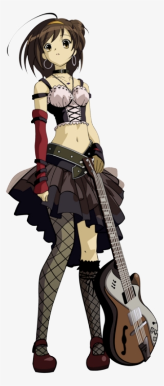 Rocker Anime Girl - Free Transparent PNG Download - PNGkey