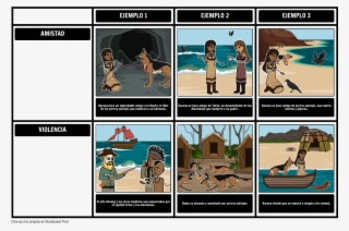 Isla De Los Delfines Azules Tema - Story Board Island Of The Blue ...