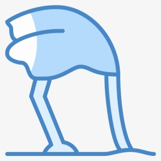 Ostrich Head In Sand Icon - Common Ostrich - Free Transparent PNG ...