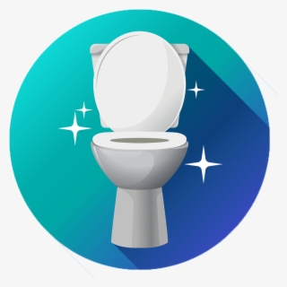 Vector Toilet - Sparkling Clean Toilet Bowl - Free Transparent PNG ...