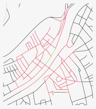 Example Of A 500 M Accessibility Analysis - Line Art - Free Transparent ...