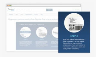 Zappos Return Shipping - Website - Free Transparent PNG Download - PNGkey
