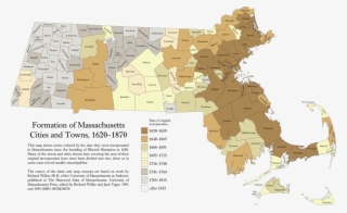 Massachusetts Map With Town Borders - Free Transparent PNG Download ...
