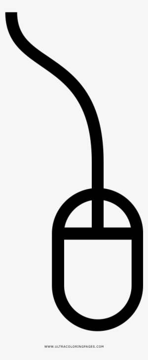 Computer Mouse Coloring Page - Drawing - Free Transparent PNG Download ...